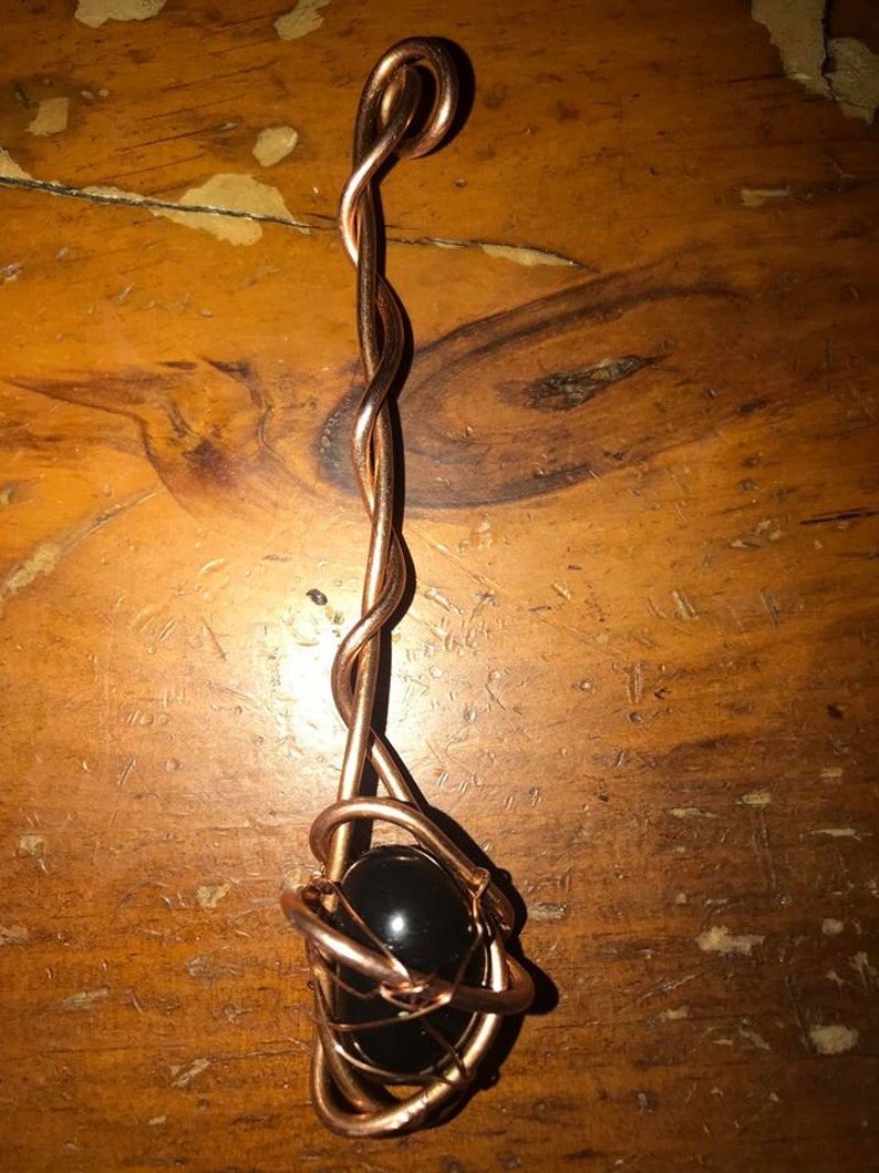 Anti-bacterial Copper Device With Crystals - Etsy