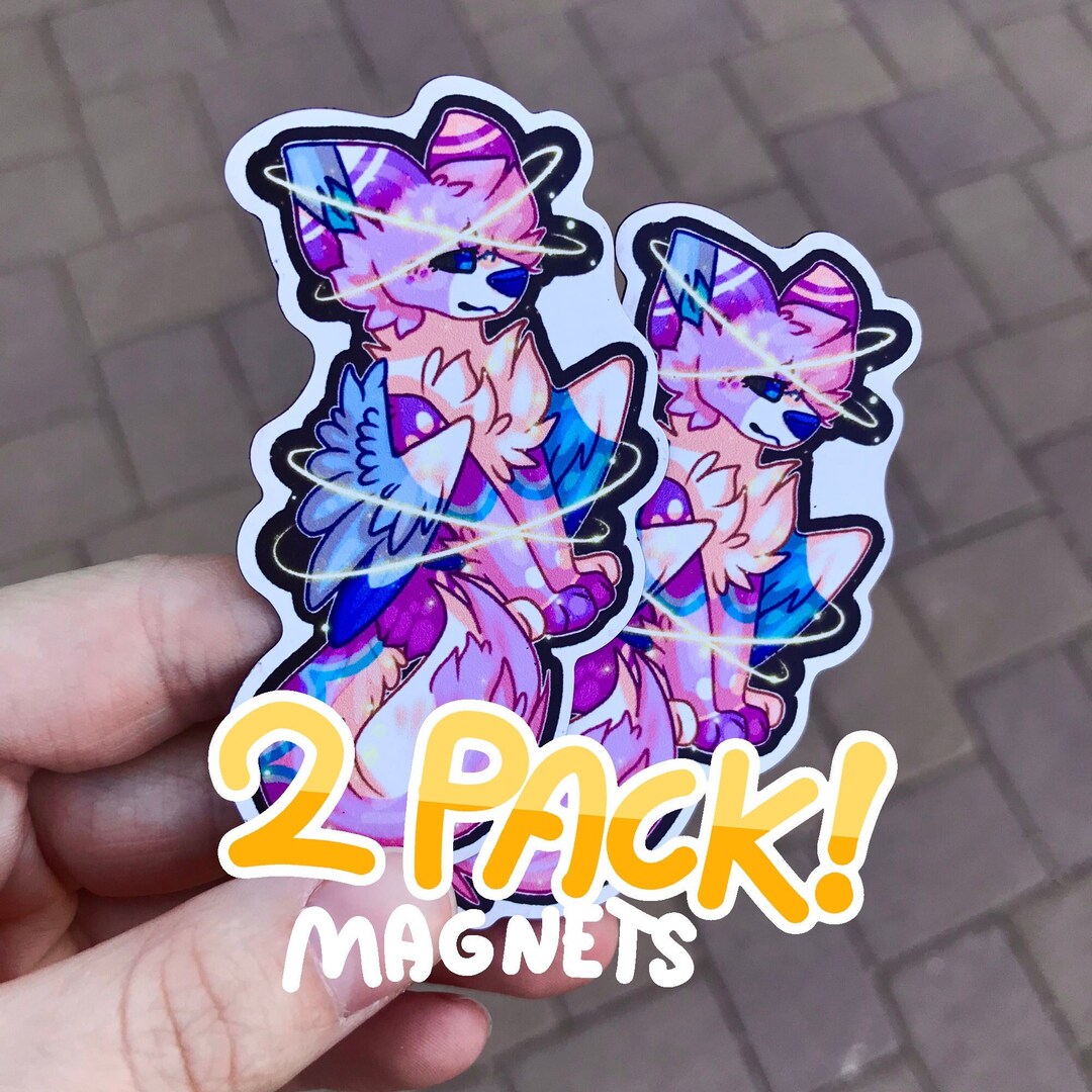 Space Enchanted 2x3'' Furry Magnet - Etsy