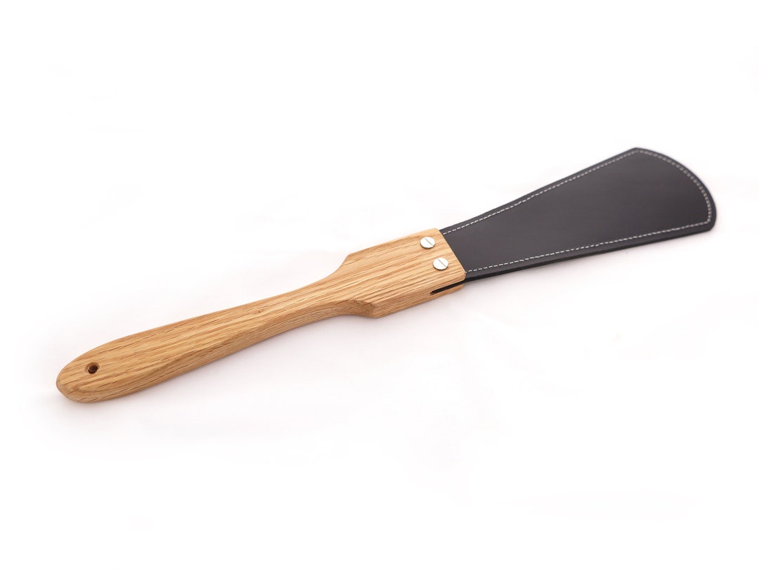 Leather BDSM Paddle - Spanking Slapper, Impact Play Whip, Punishement ...