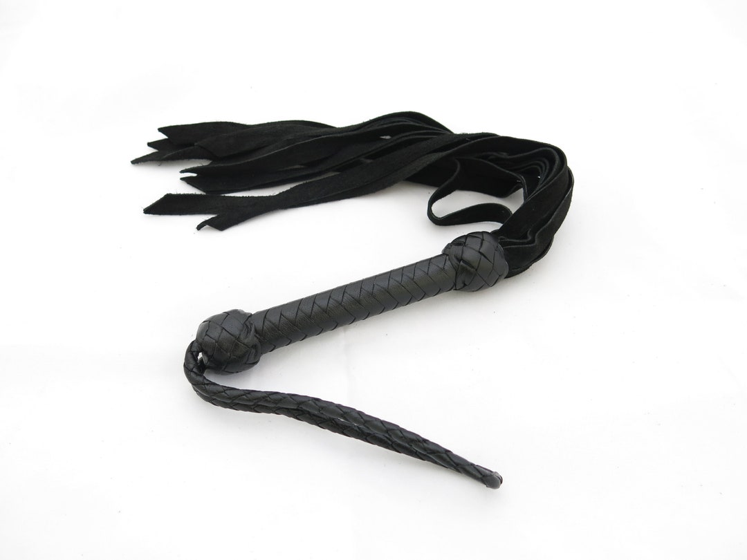 Soft Suede Beginner Flogger for SM Impact Play, 50cm Small Mini Flogger ...