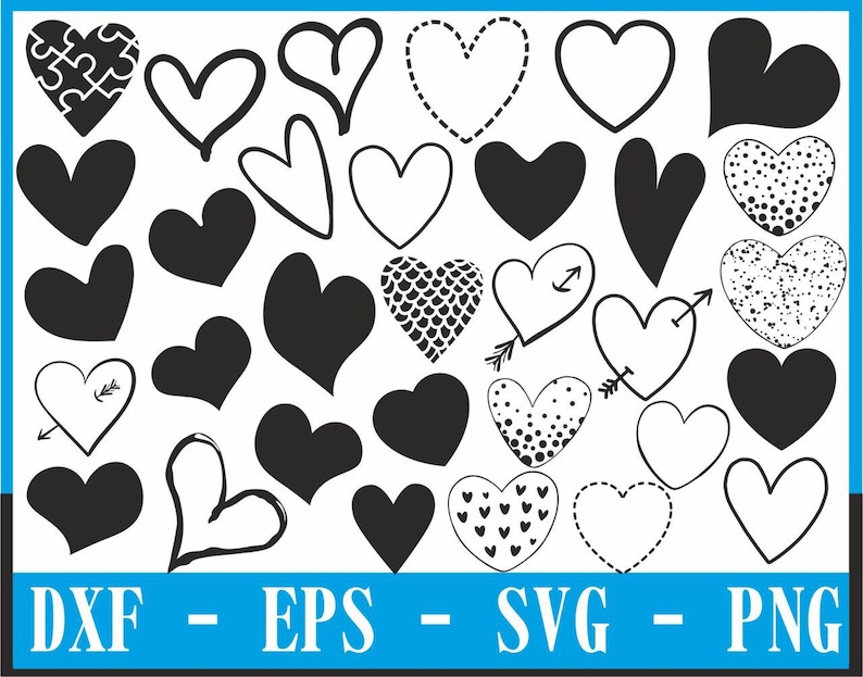 Paper, Party & Kids Scrapbooking Modern Heart Cuttable Contemporary ...