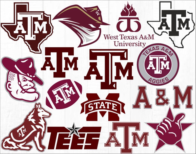 Texas A and M University svg Texas A and M University bundle | Etsy