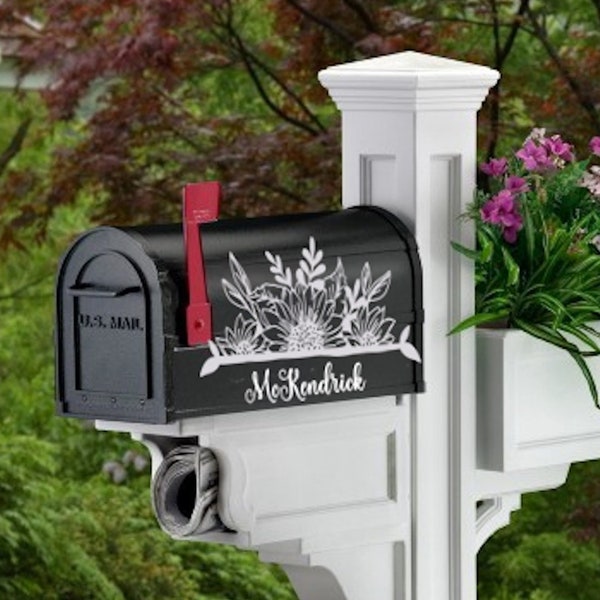 Sunflower Mailbox Decals - Etsy