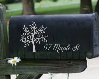 Flower Mailbox Decal - Etsy