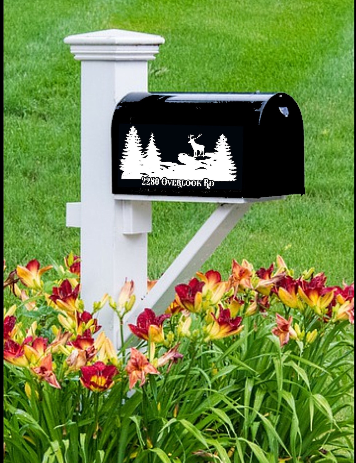 Deer/ Moose/elk Wildlife Mailbox Decal - Etsy