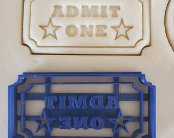 Ticket Cookie Cutter - Etsy