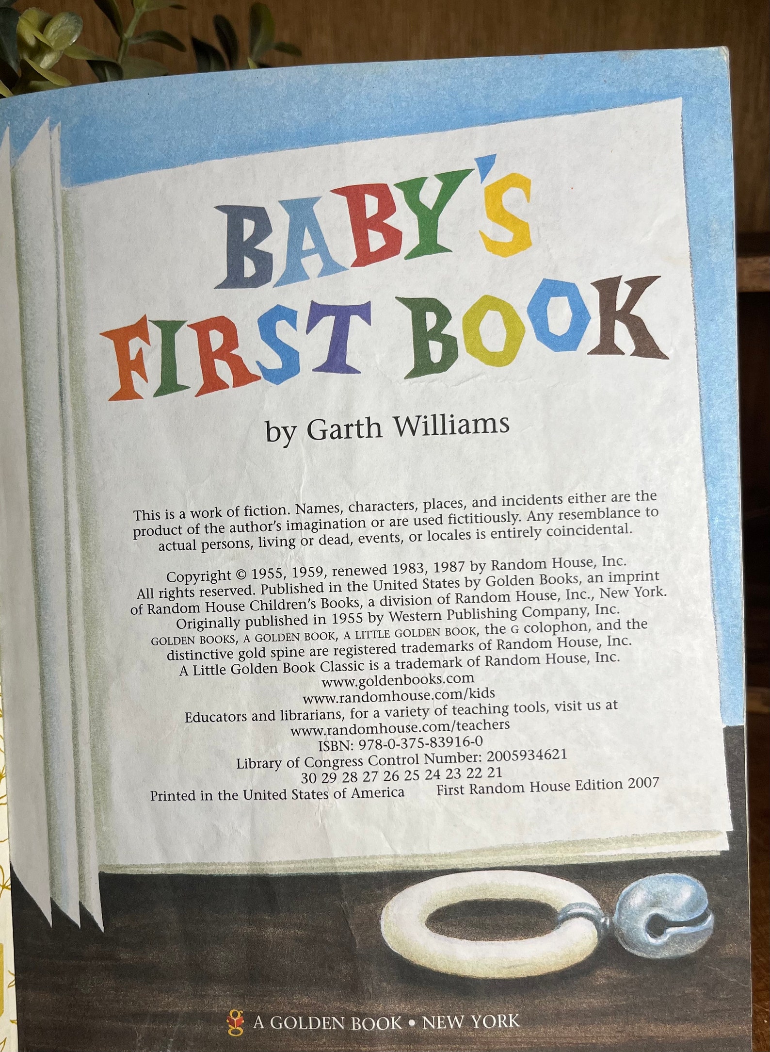 Babys First Book Little Golden Book - Etsy
