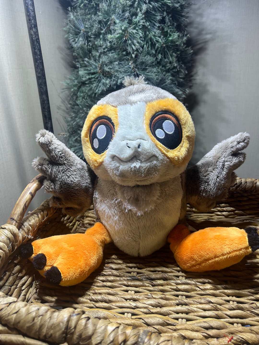 Disney 10 Inch Porg Big Feet Plush Star Wars - Etsy