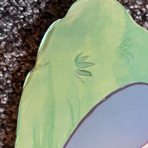 Vintage Easter Posterboard Cutouts Flocked Fuzzy Paper Lot of Three ...