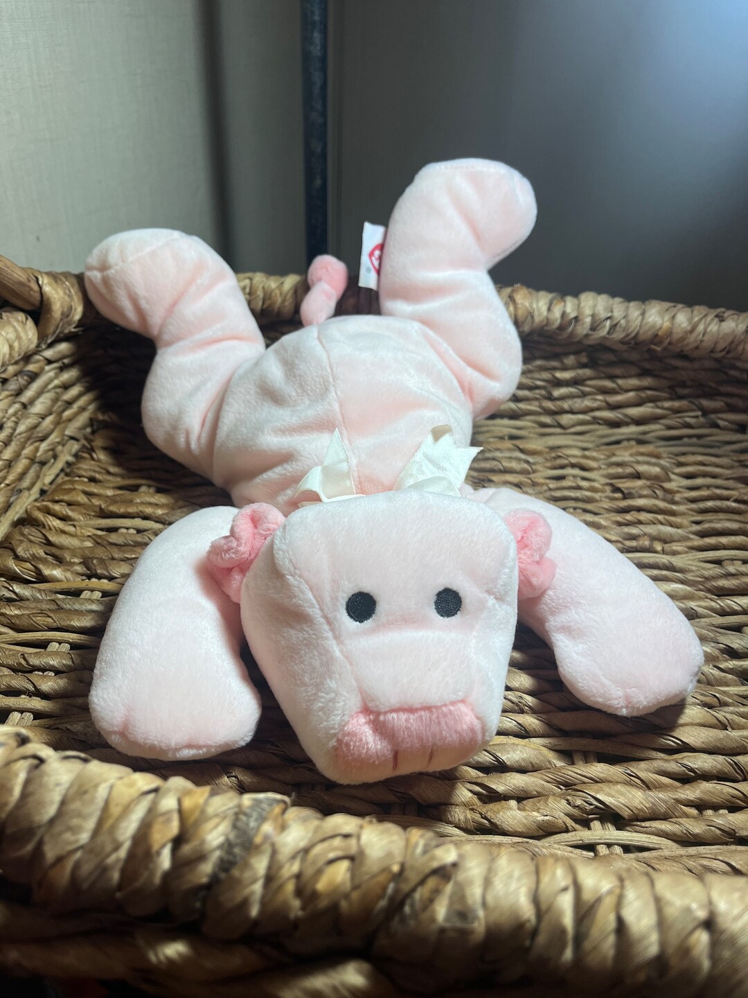 TY Pillow Pal Pink Oink, Pig Plush Baby - Etsy