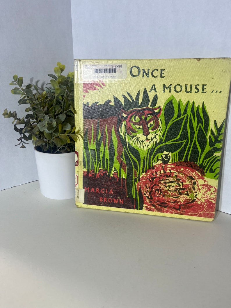 Once A Mouse… a Fable Cut in Wood, by Marcia Brown. Copyright 1961 ...