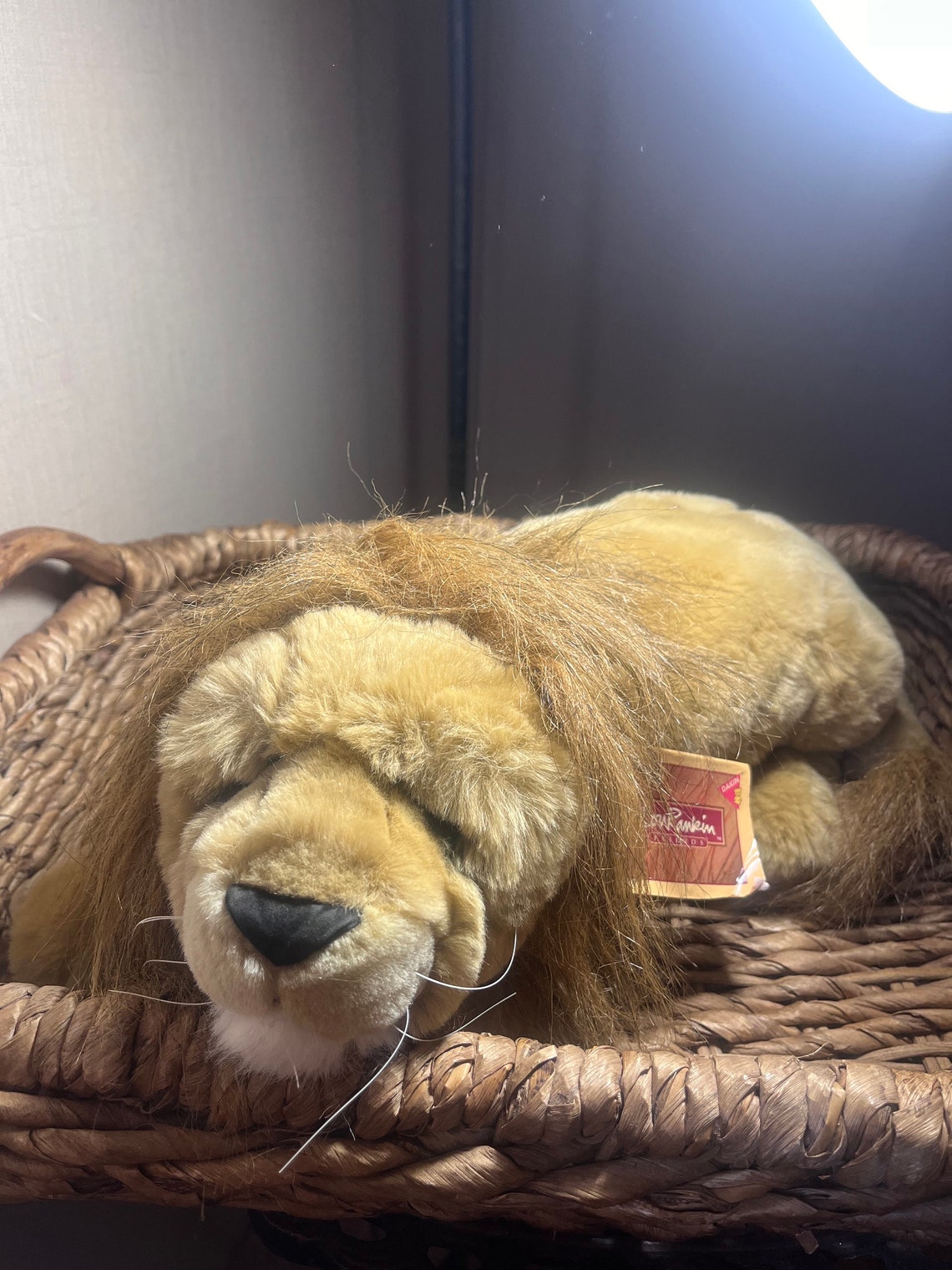 Vintage Lou, Rankin, Friends Dankin, Plush Stuffed Lion Very Soft Lovey ...