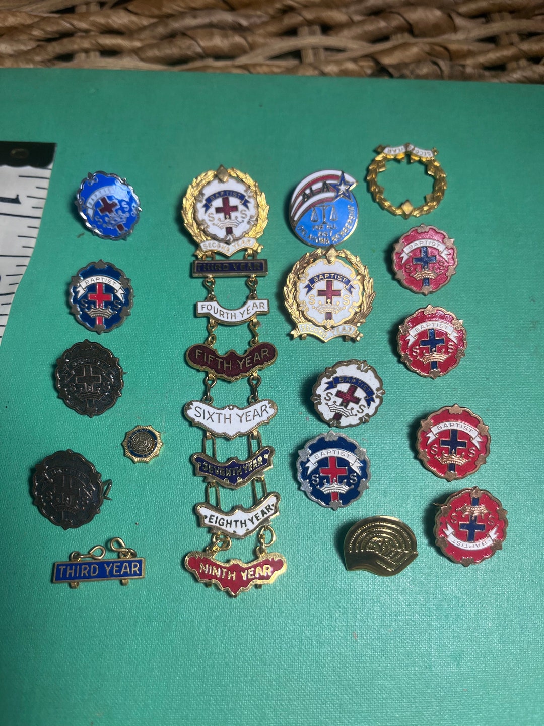 Vintage Lot Baptist Pins Religious Cross System. - Etsy