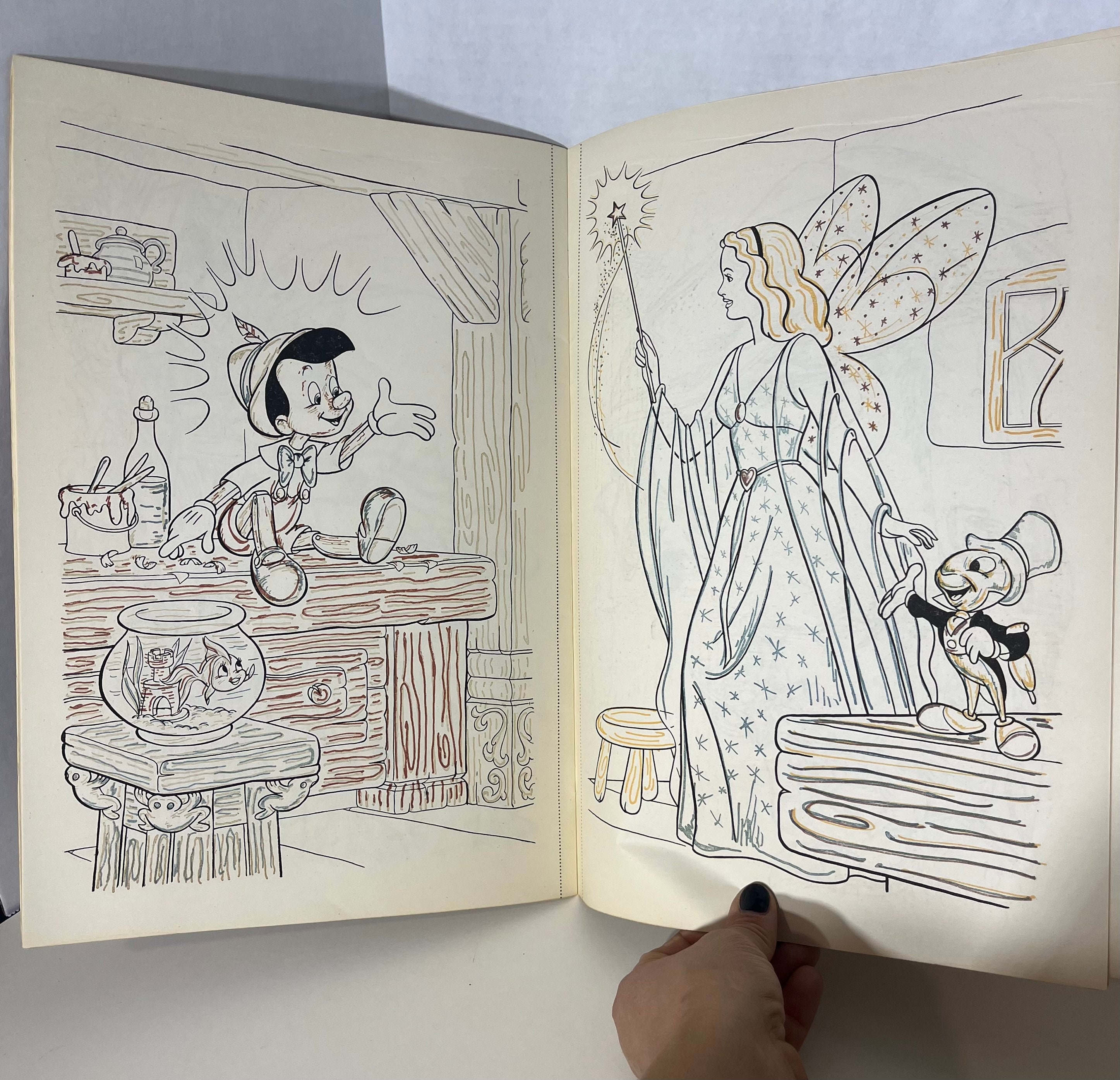 Walt Disney Storytime Favorites Giant Paint With Water - Etsy