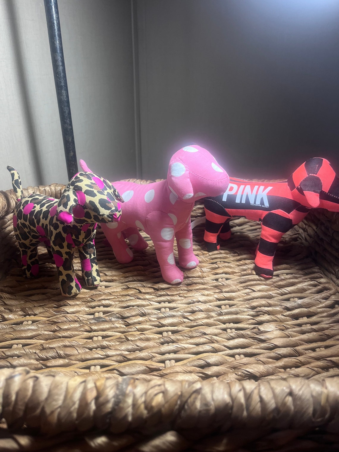 Set of Three Pink Victorias Secret Plush Stuffed Dogs. - Etsy