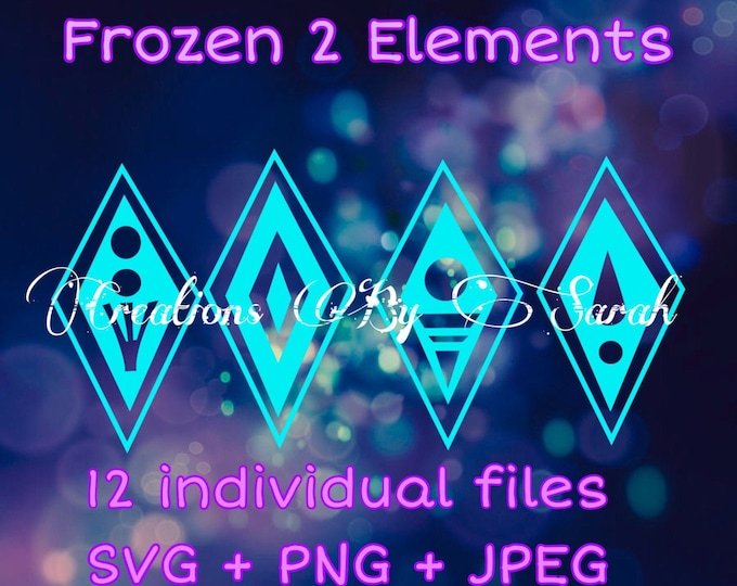Frozen 2 Element Rune Symbols Instant Digital Download Cricut Cutting ...