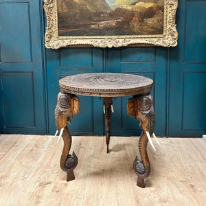 elephant head side table