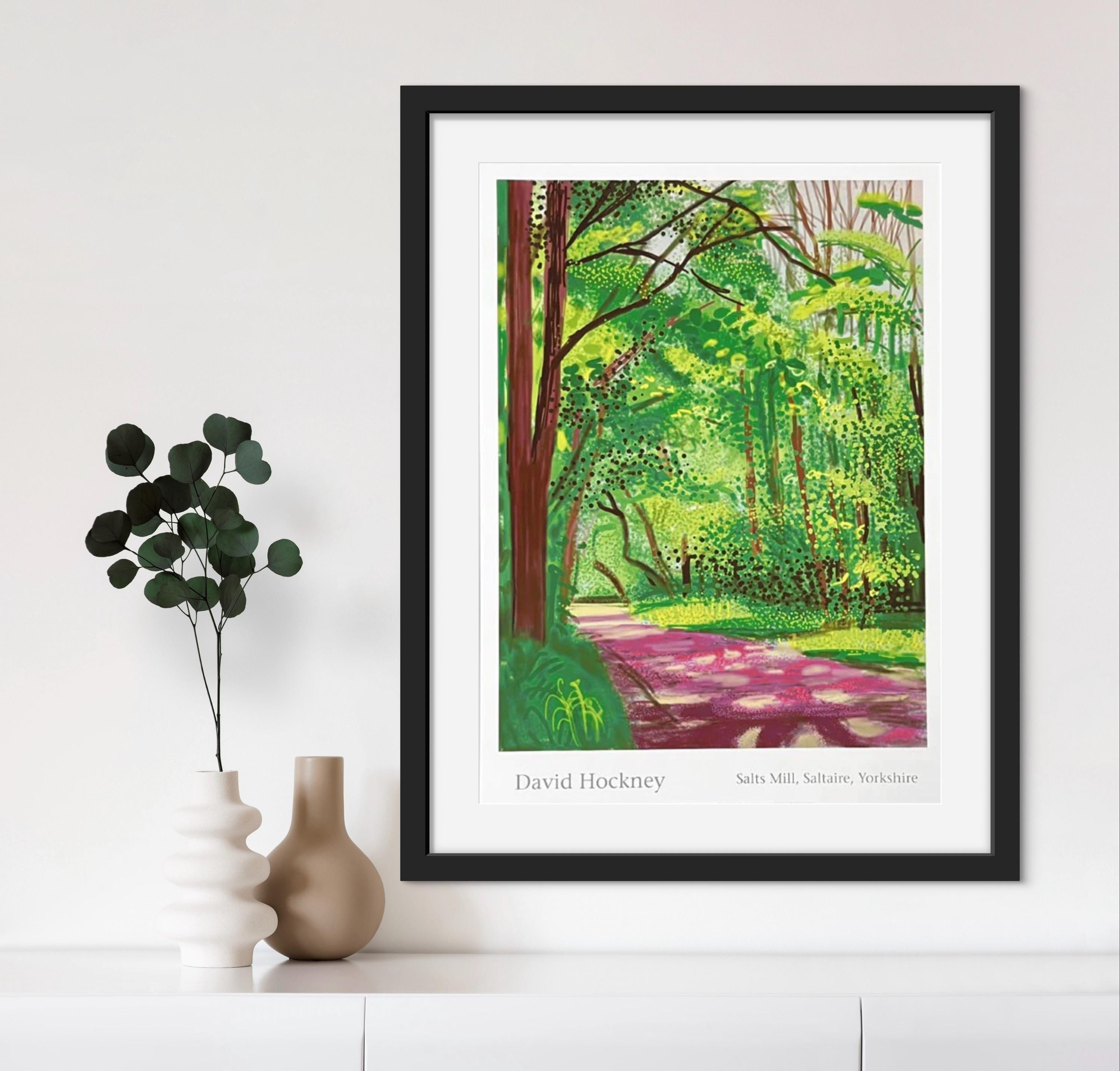 David Hockney Arrival of Spring Original Gallery Exhibition Poster 47.5 ...