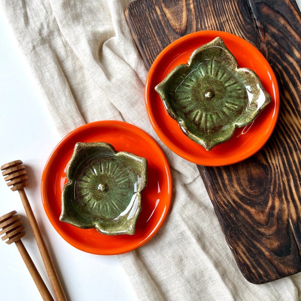 Purple Spoon Rest - Etsy