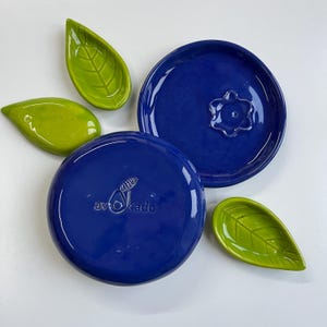 Blueberry Plate, Handmade Ceramic Creative Kitchen Utensils, Spoon Rest ...
