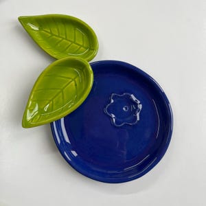 Blueberry Plate, Handmade Ceramic Creative Kitchen Utensils, Spoon Rest ...