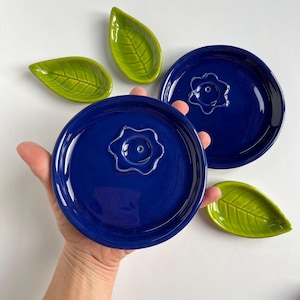 Blueberry Plate, Handmade Ceramic Creative Kitchen Utensils, Spoon Rest ...