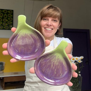 Fig Spoon Rest, Handmade Ceramic Kitchenware, Fruit Kitchen Decor - Etsy