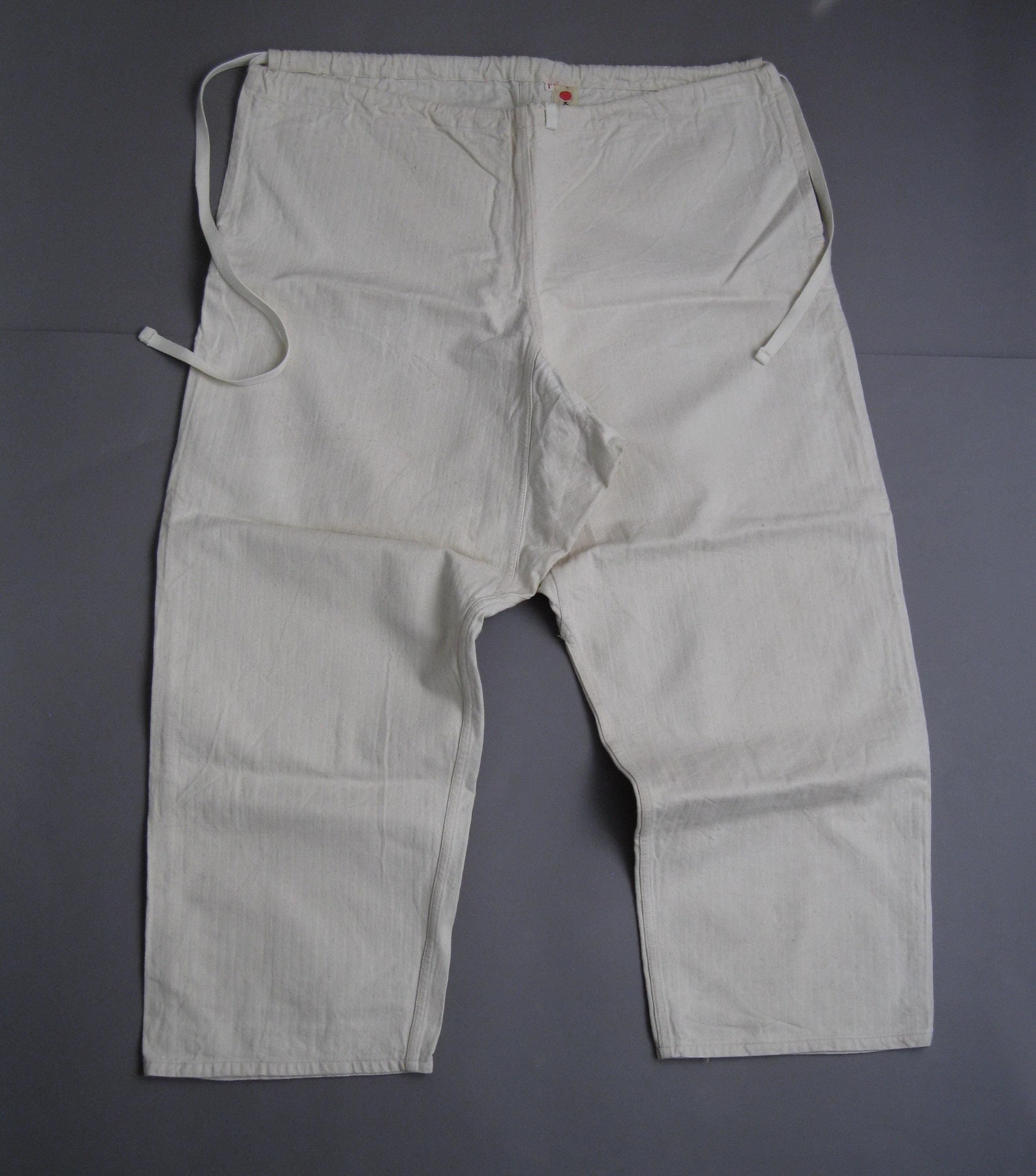 Vintage 60s Herringbone Twill Beige Judo Pants 1960s - Etsy
