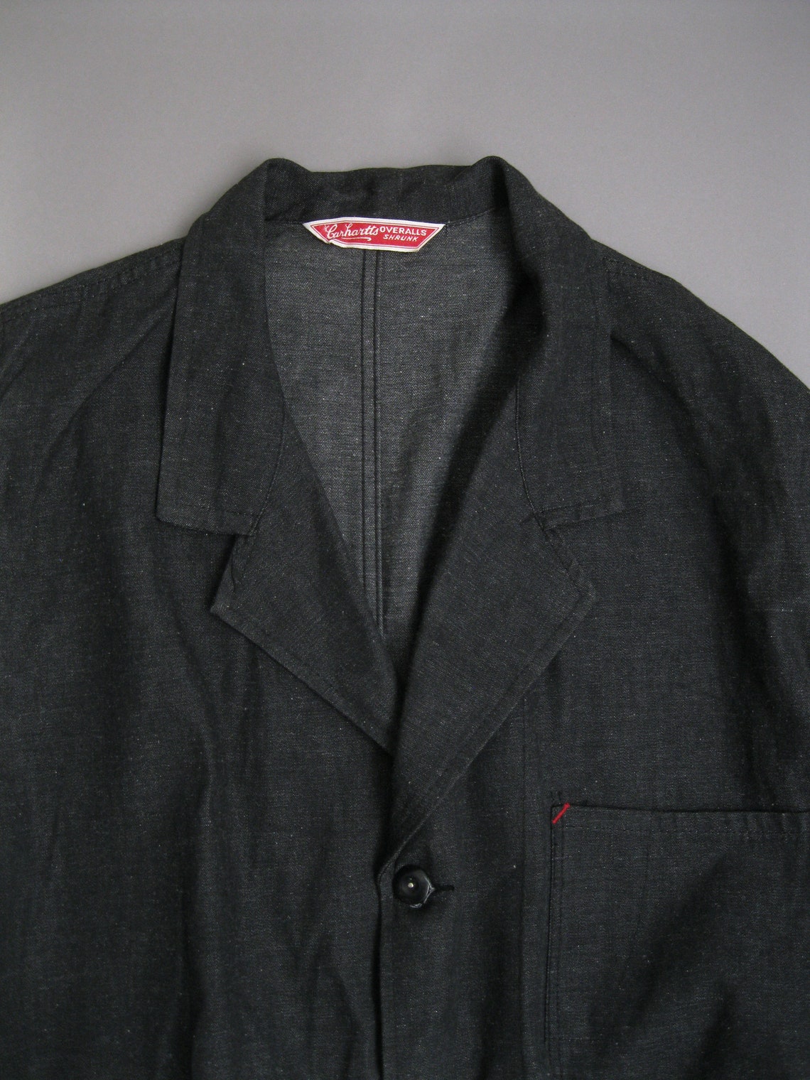 Vintage 50s Work Long Coat 1950s Workwear - Etsy