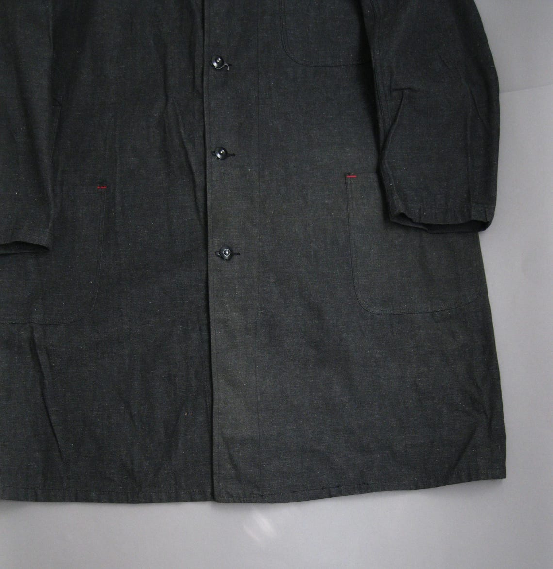 Vintage 50s Work Long Coat 1950s Workwear - Etsy