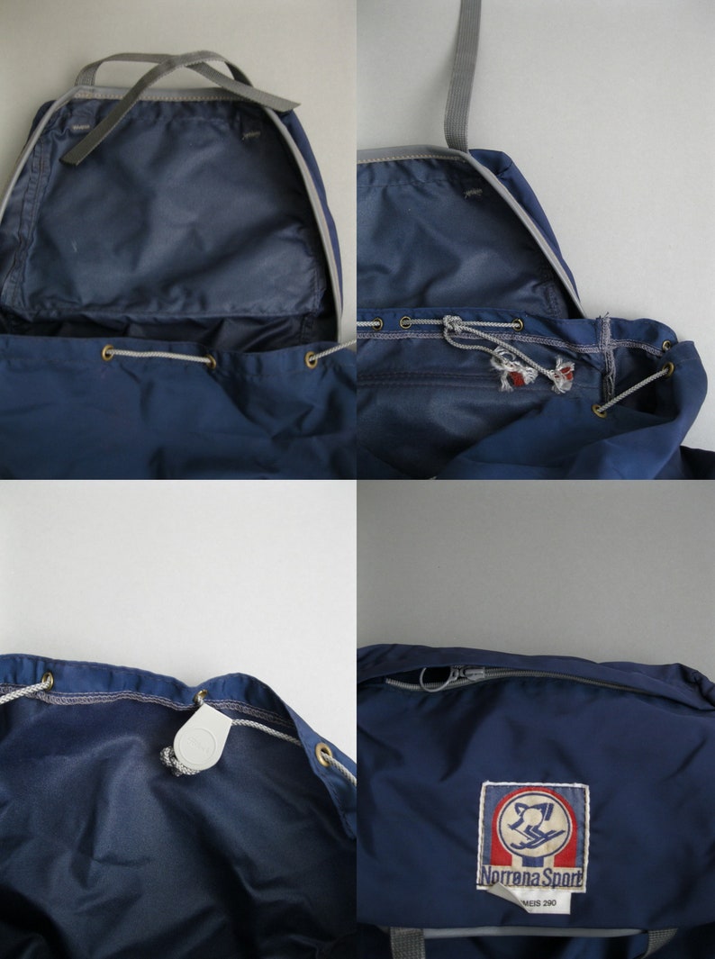 Vintage 70s Norrona Sport Nylon Mountain Backpack 1970s Hiking Backpack ...