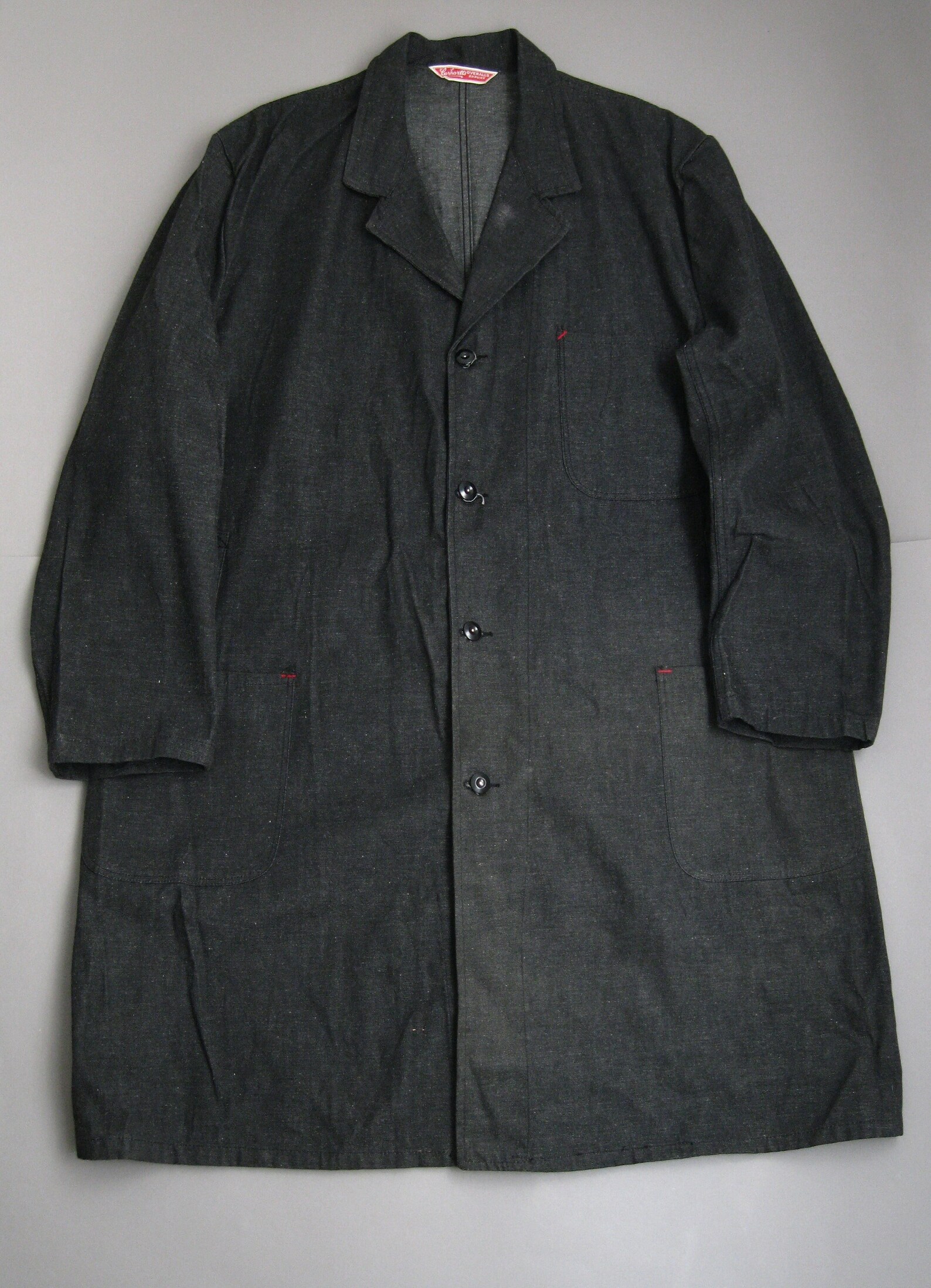 Vintage 50s Work Long Coat 1950s Workwear - Etsy