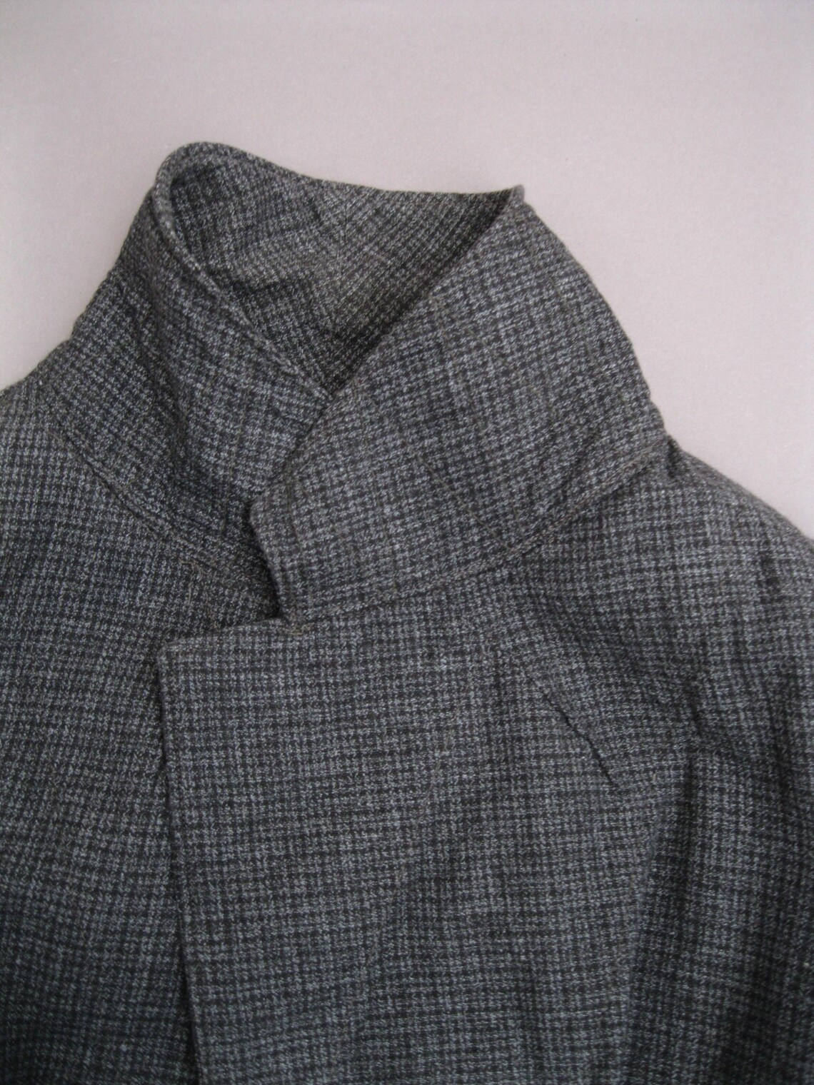 Vintage 40s Plaid Work Jacket Belted Back 1940s Workwear - Etsy
