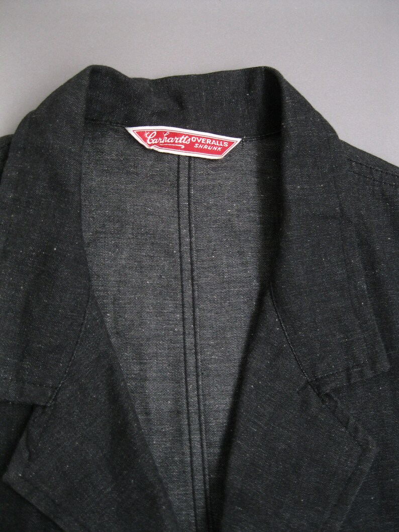 Vintage 50s Work Long Coat 1950s Workwear - Etsy