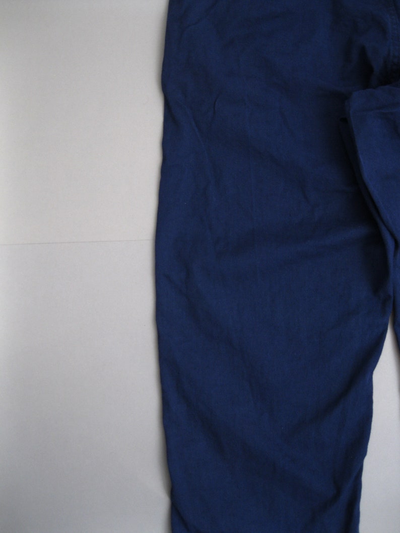 Vintage 70s Blue Work Pants 1970s Workwear - Etsy