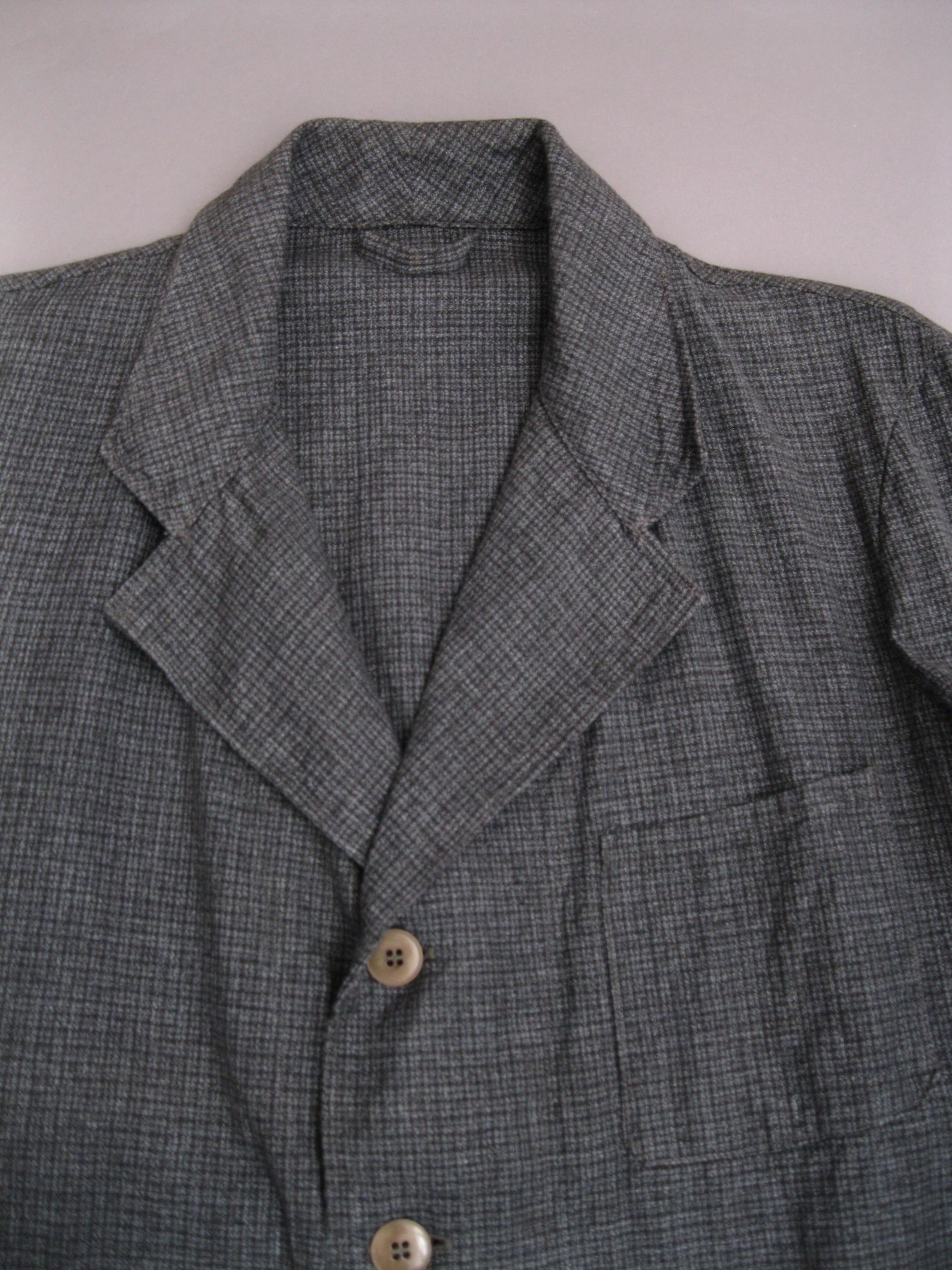 Vintage 40s Plaid Work Jacket Belted Back 1940s Workwear - Etsy