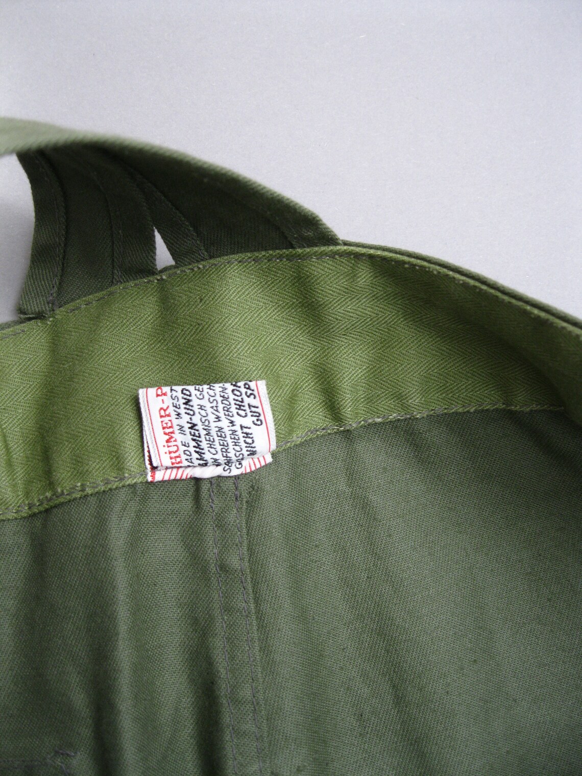 Vintage 60s German Work Green Overalls Size 54 1960s Dungaree Workwear ...