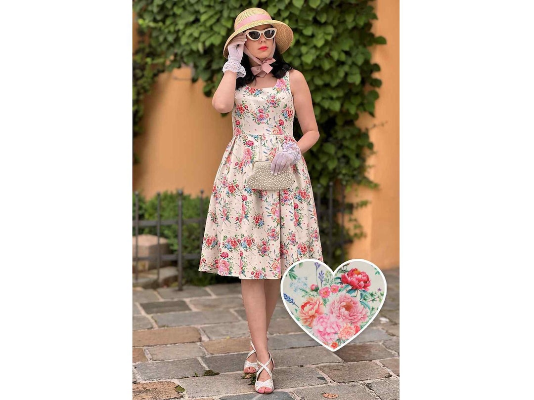 Amanda English Garden Swing Dress - Etsy