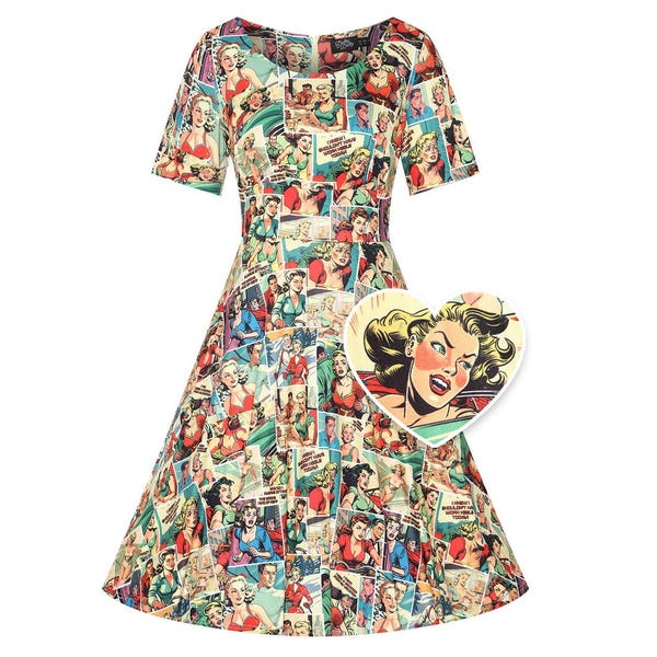Comic Book Dress - Etsy UK
