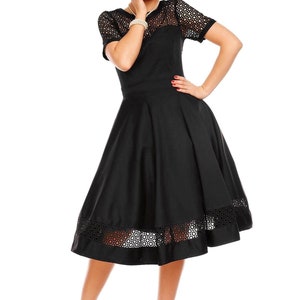 Tess Sleeved Formal Lace Dress in Black - Etsy