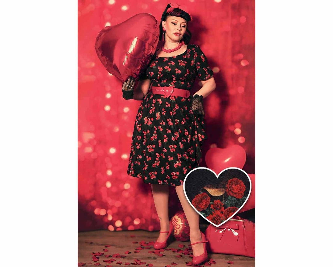 Brenda Rose & Bird Flared Dress - Etsy