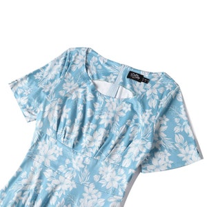 Brenda Blue Floral A-line Dress - Etsy