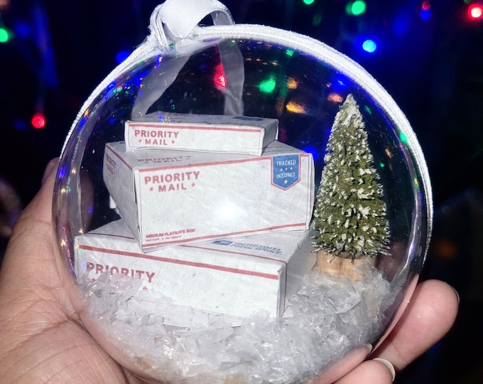 USPS Mini Packages Christmas Ornament, Postal Worker Gift - Etsy