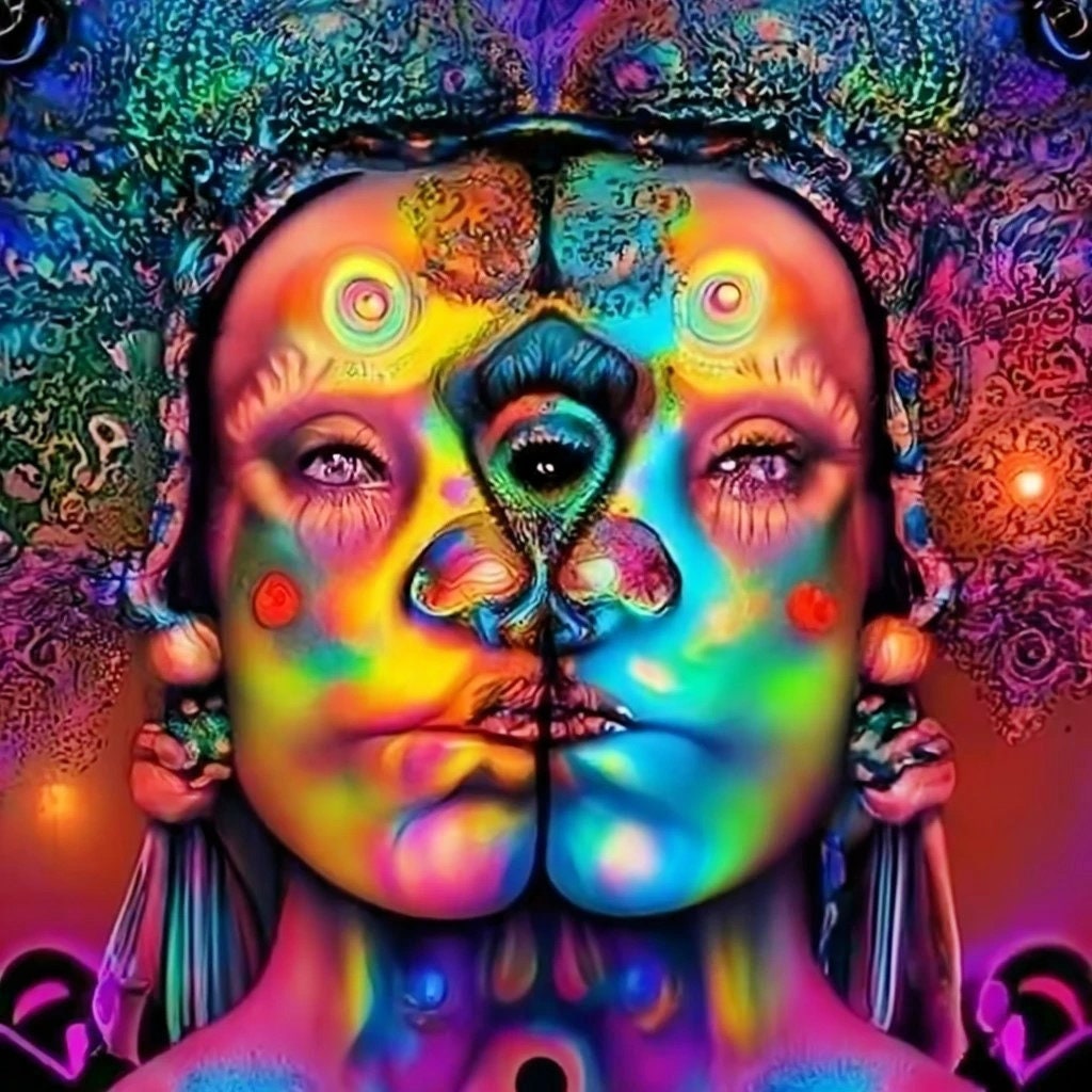 Psychedelic Gemini Art