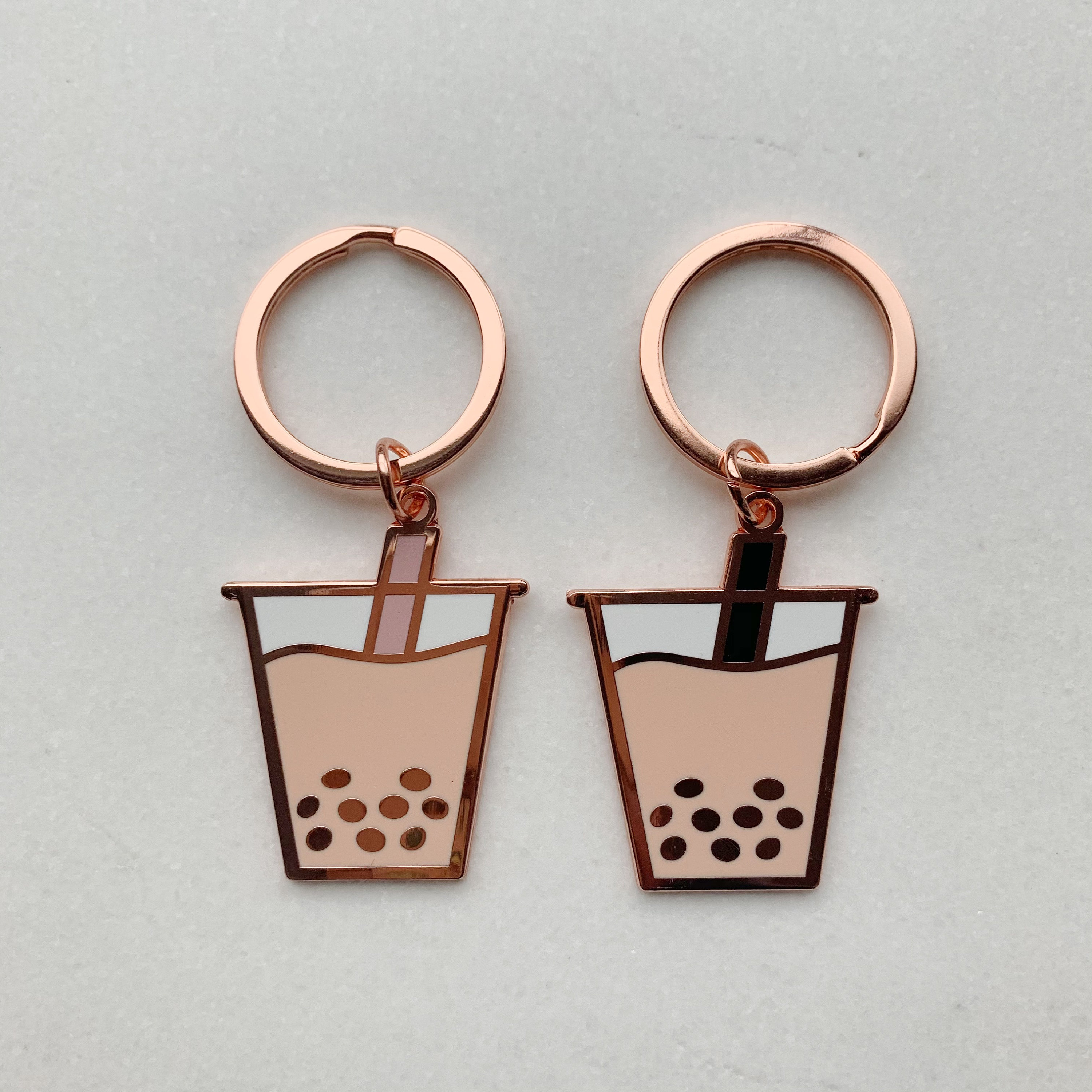 Milk Tea Keychain / Bubble Tea Keychain / Boba Keychain / | Etsy
