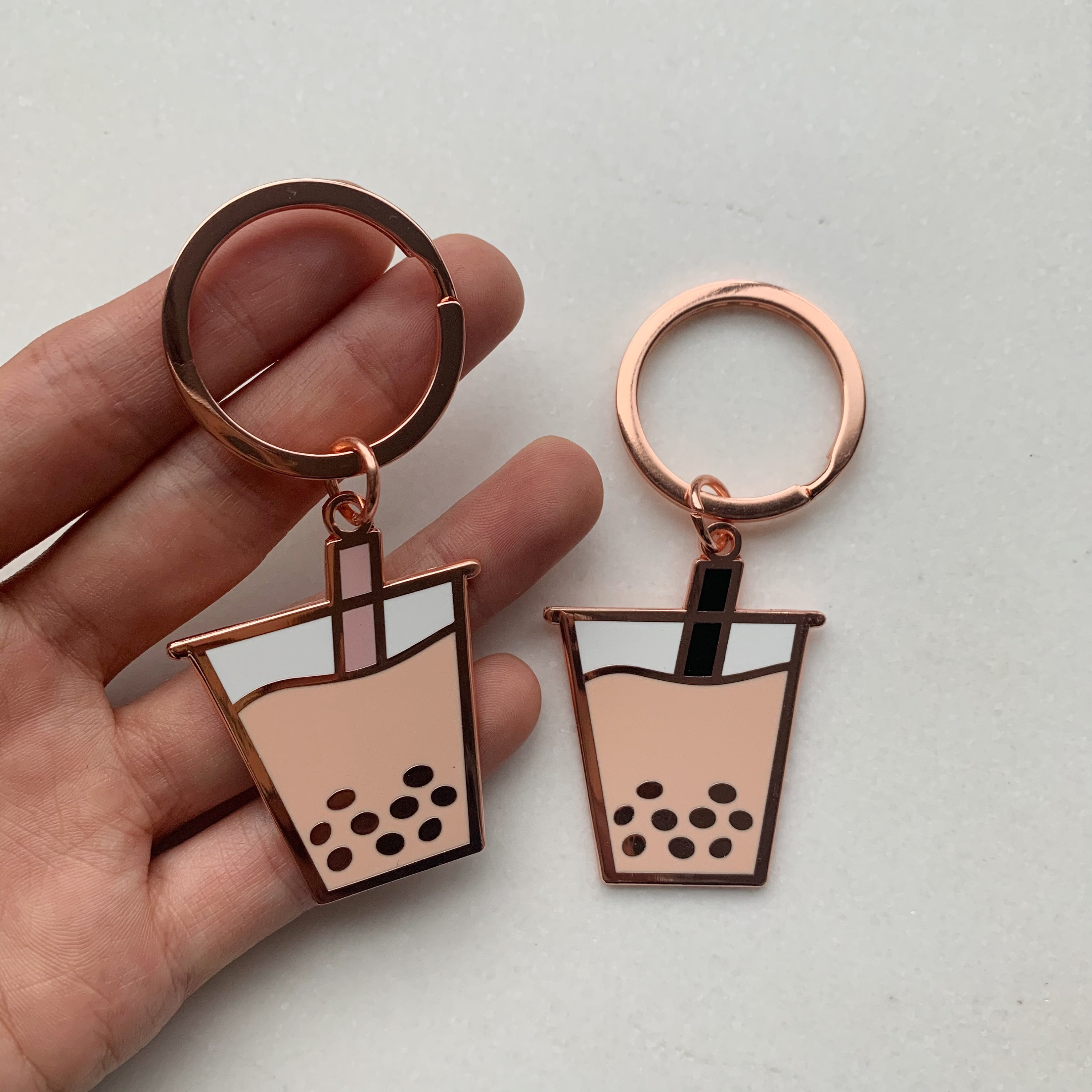 Milk Tea Keychain / Bubble Tea Keychain / Boba Keychain / | Etsy
