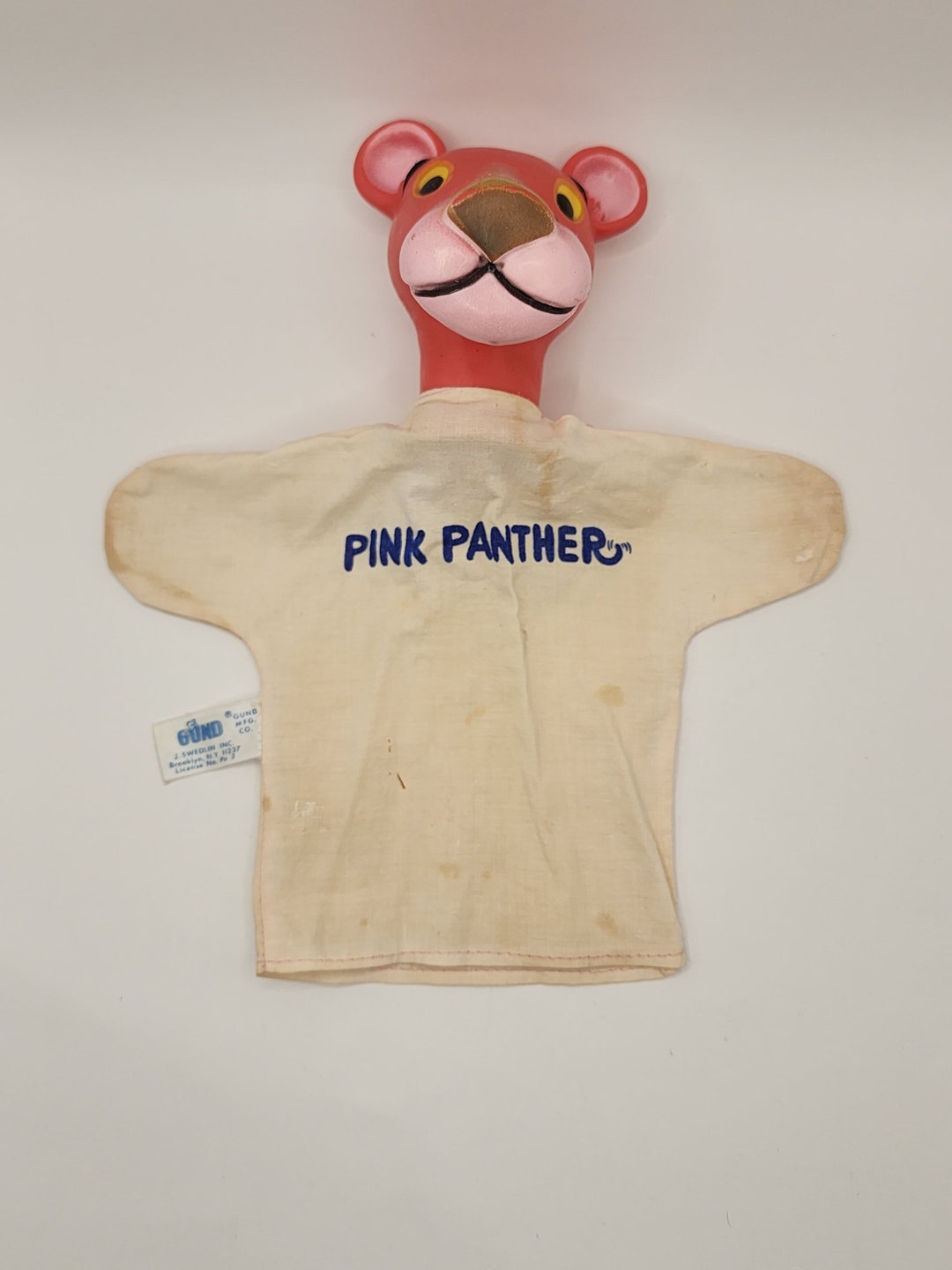 Vintage Gund Pink Panther Hand Puppet - Etsy