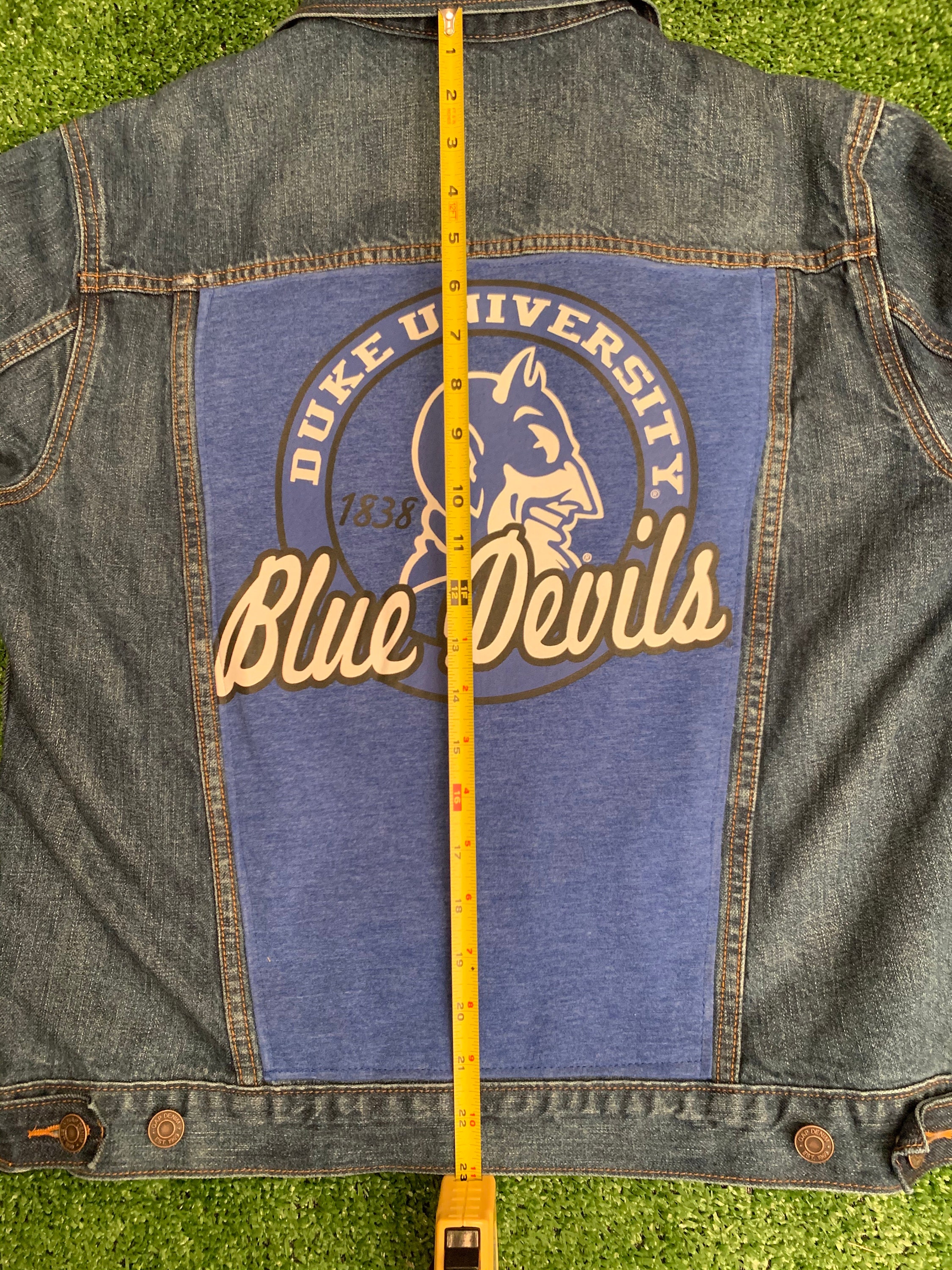 UPCYCLED Duke University Denim Jean Jacket - Etsy