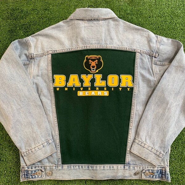 College Jean Jacket - Etsy