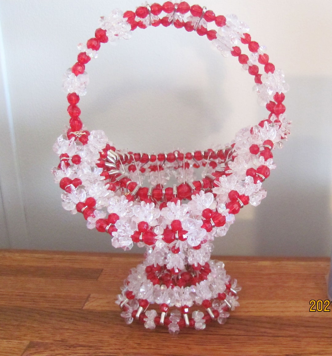 Saftey Pin Beaded Basket Pattern Easy to Complete - Etsy